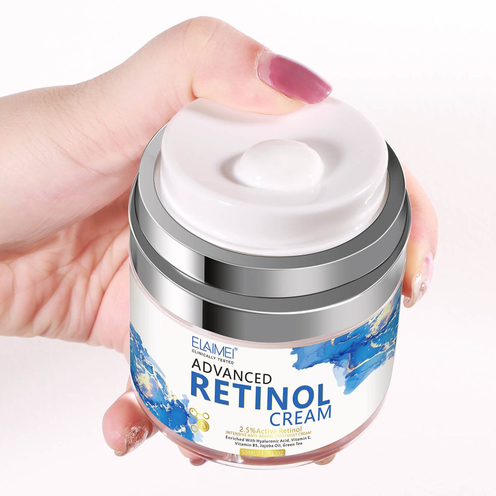 Crema hidratanta cu retinol anti-imbatranire, pentru fata si gat, 50 ml ...